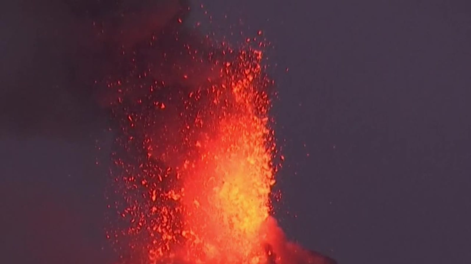 Philippine volcano spews lava | News UK Video News | Sky News