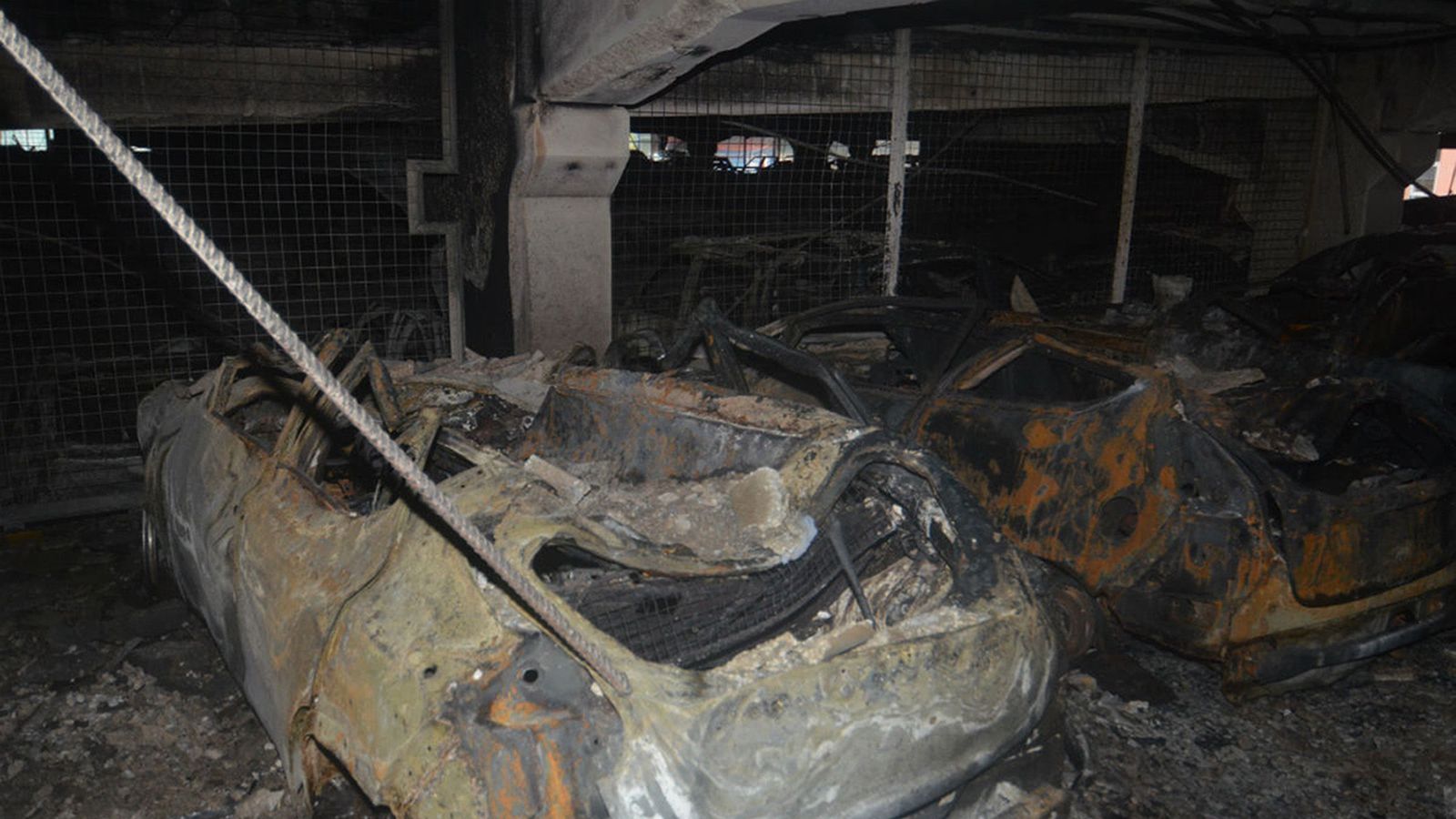 Video of devastating Liverpool Echo Arena car park inferno released ...