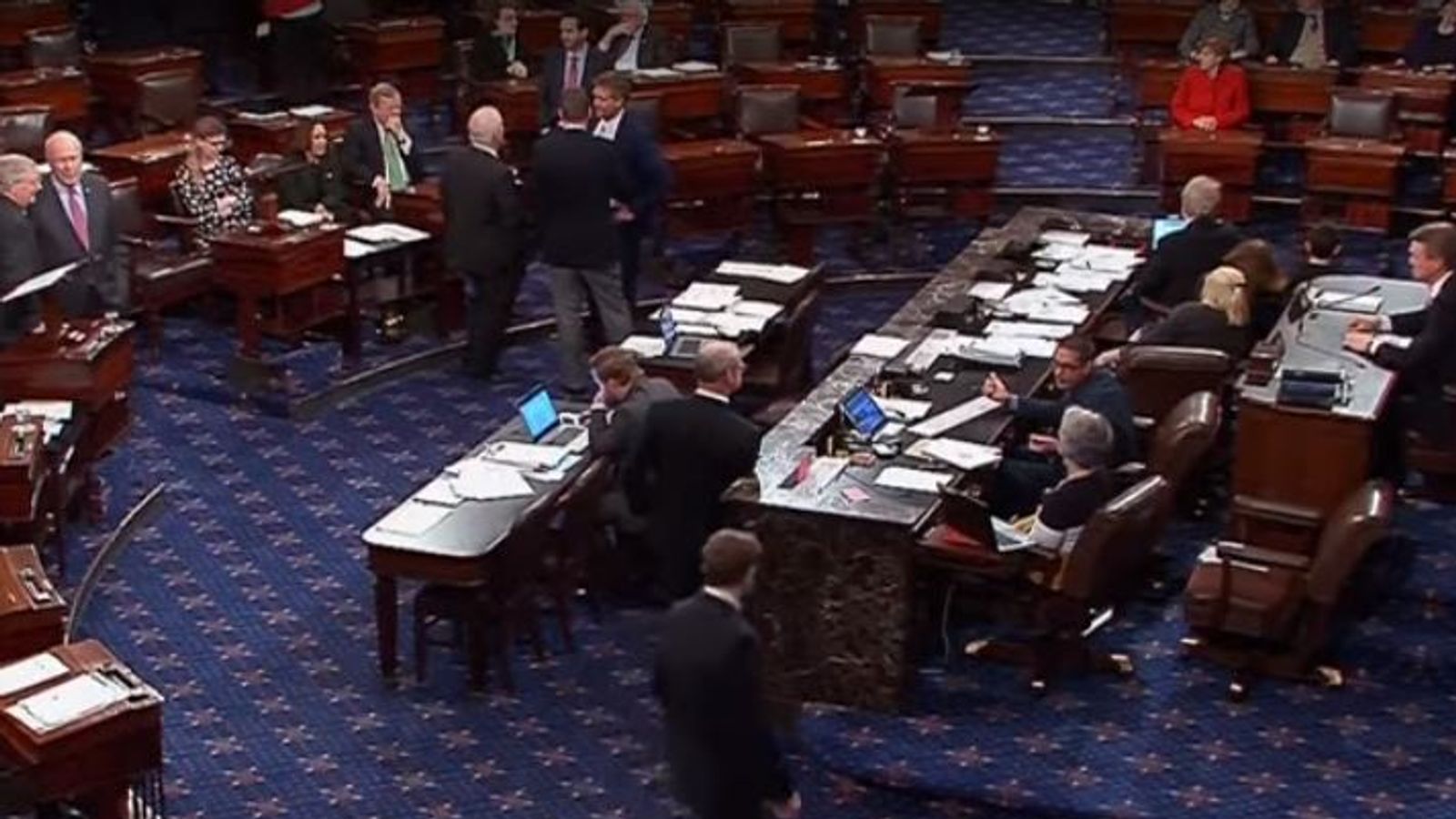 US government shuts down after Senate fails to agree budget | US News ...