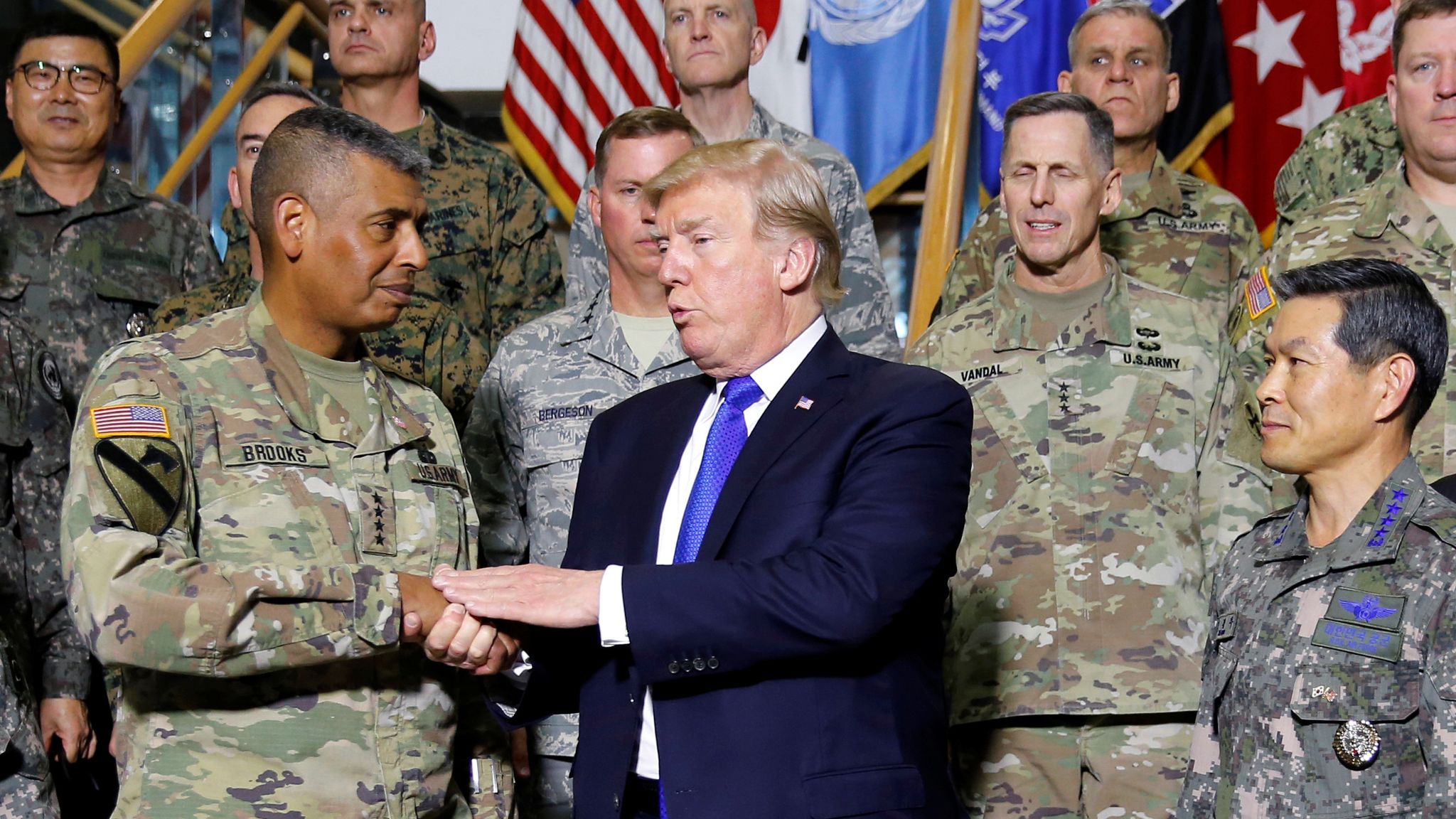 US troops 'ready for combat' against North Korea, says top American ...