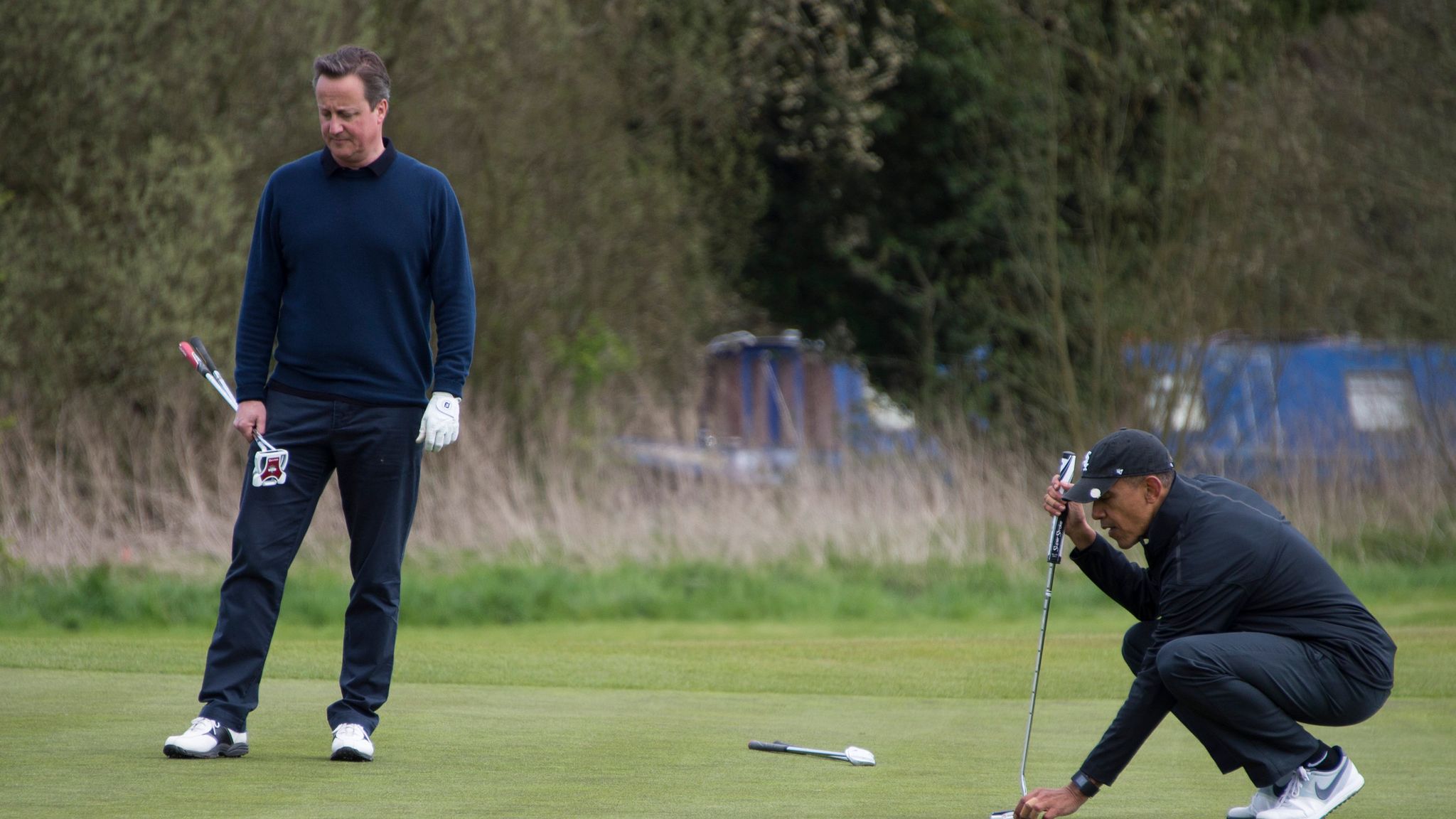 Is Donald Trump playing more golf as President than Barack Obama? | US ...