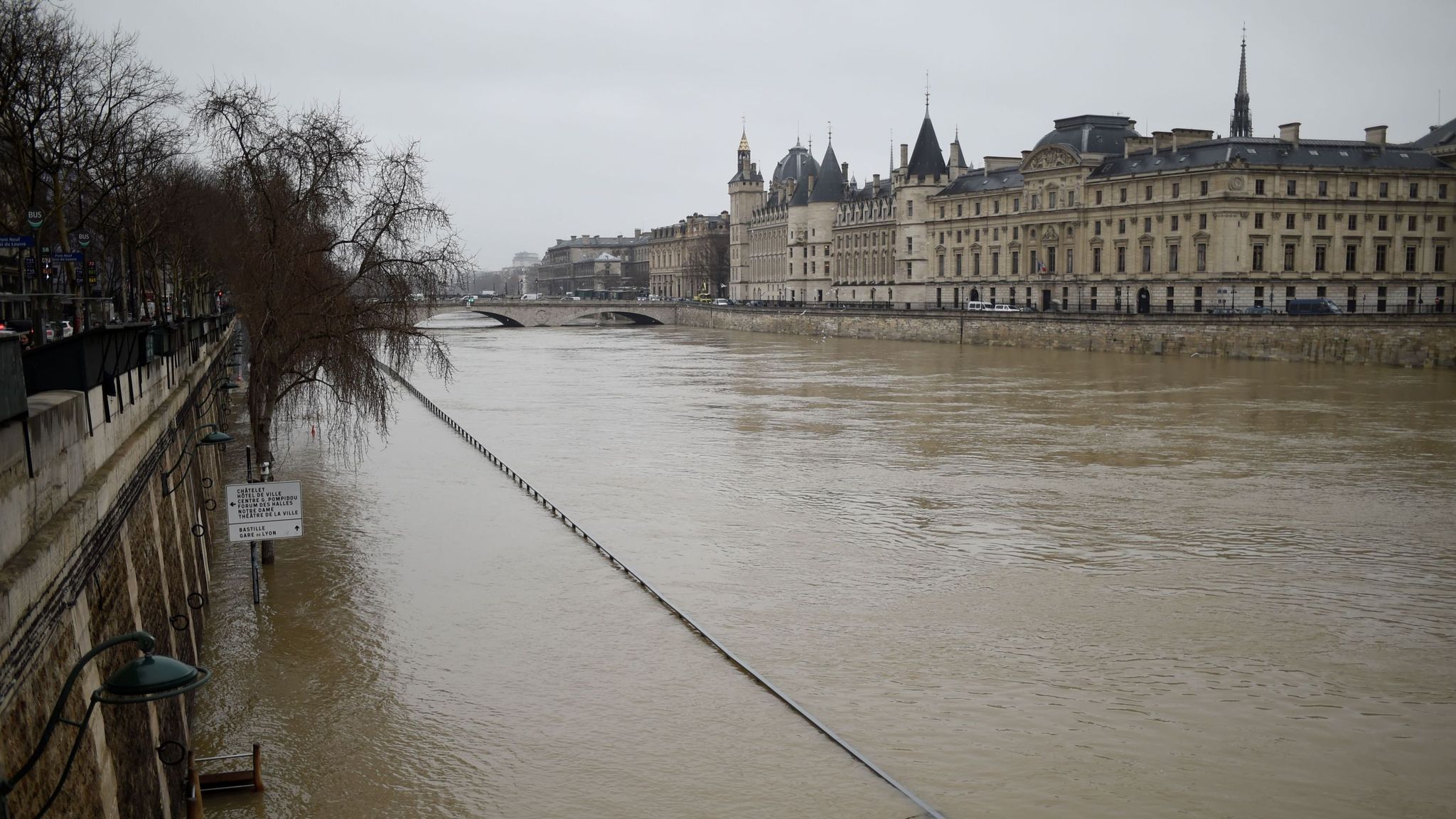 Paris flooded as Seine bursts its banks after days of heavy rain ...
