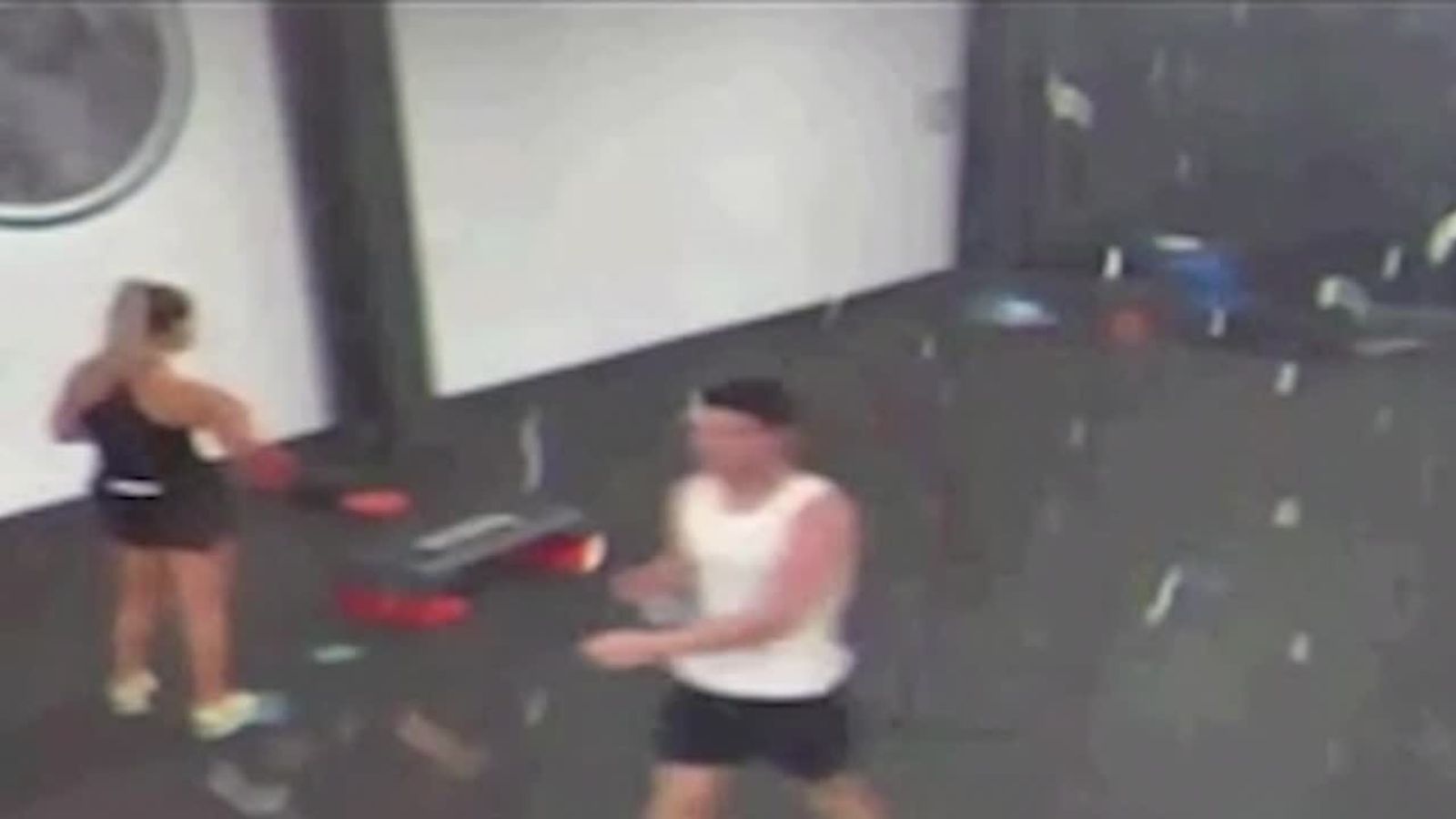 CCTV of Stimpson following ex into gym | News UK Video News | Sky News