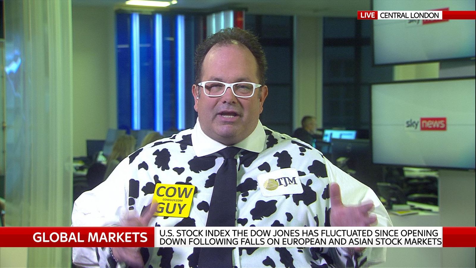 The Cow Guy's take on market mooves | News UK Video News | Sky News