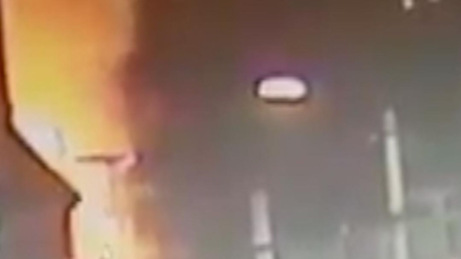 CCTV captures Leicester explosion | News UK Video News | Sky News