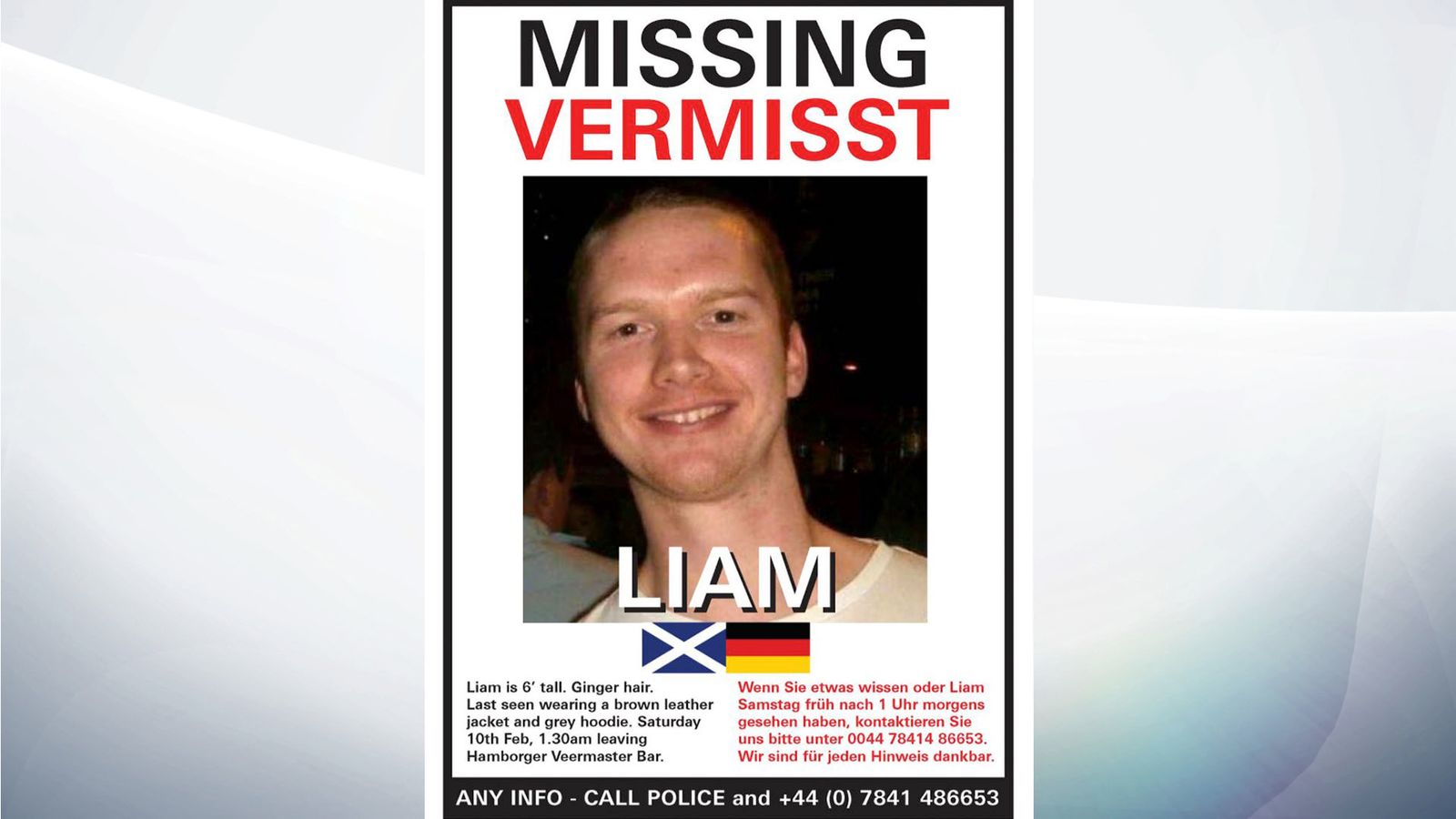 Liam Colgan: Hamburg CCTV images give fresh hope for missing man's ...