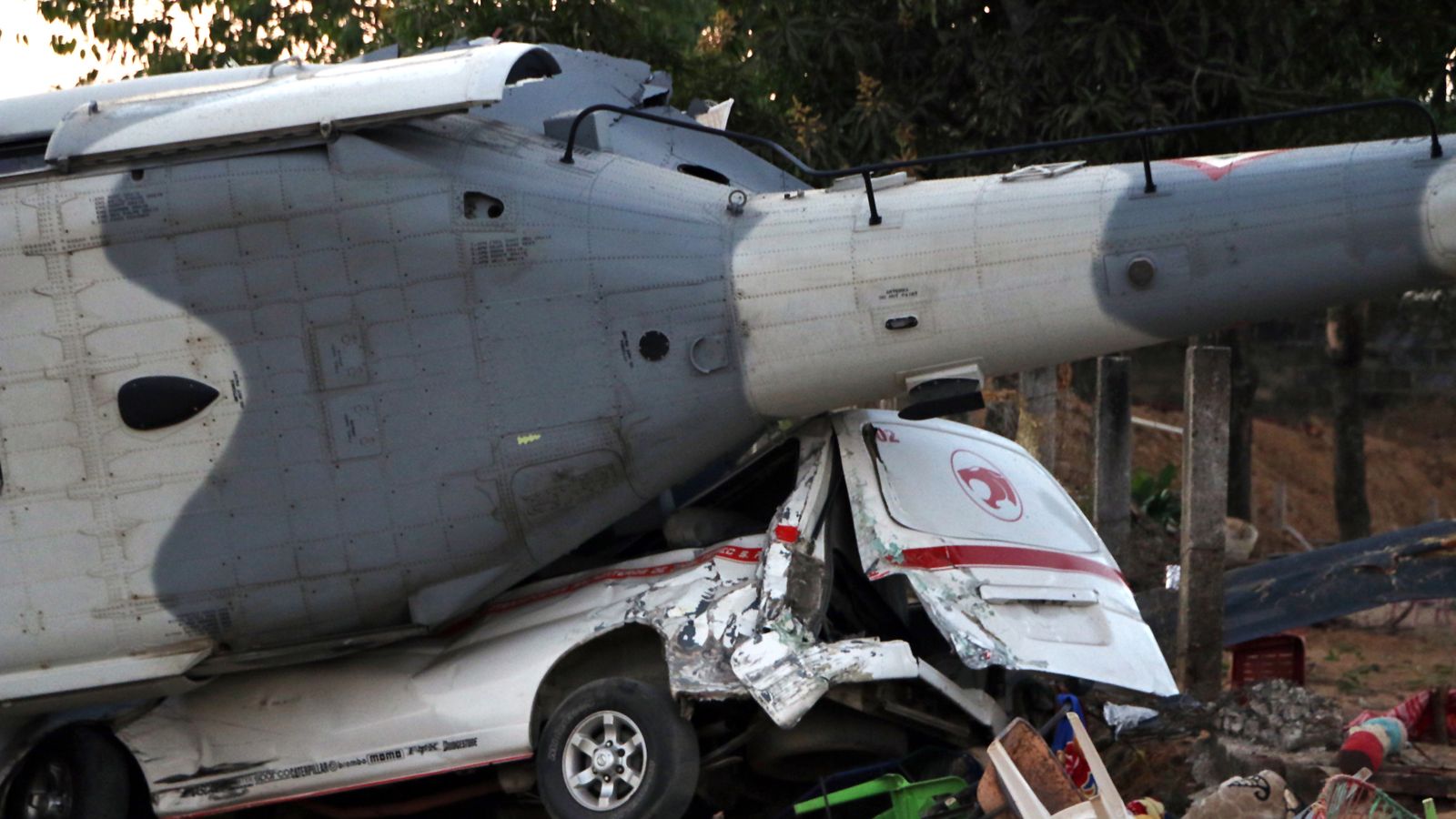 Mexico: 13 killed as helicopter crashes on to vans near earthquake ...