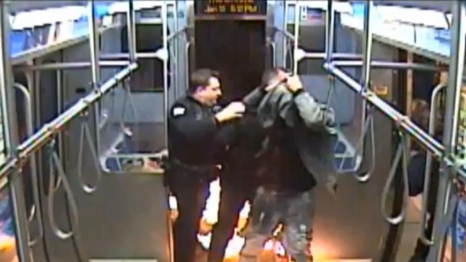 Man starts fire on train | News UK Video News | Sky News