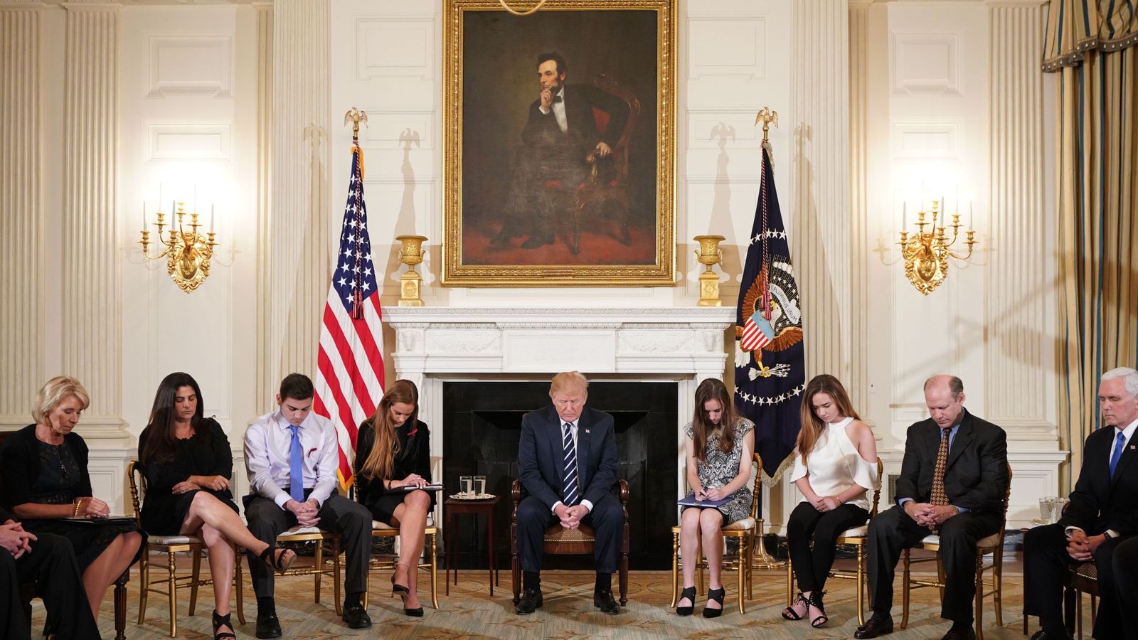 President Trump's listening session cheat sheet: 'I hear you' | US News ...