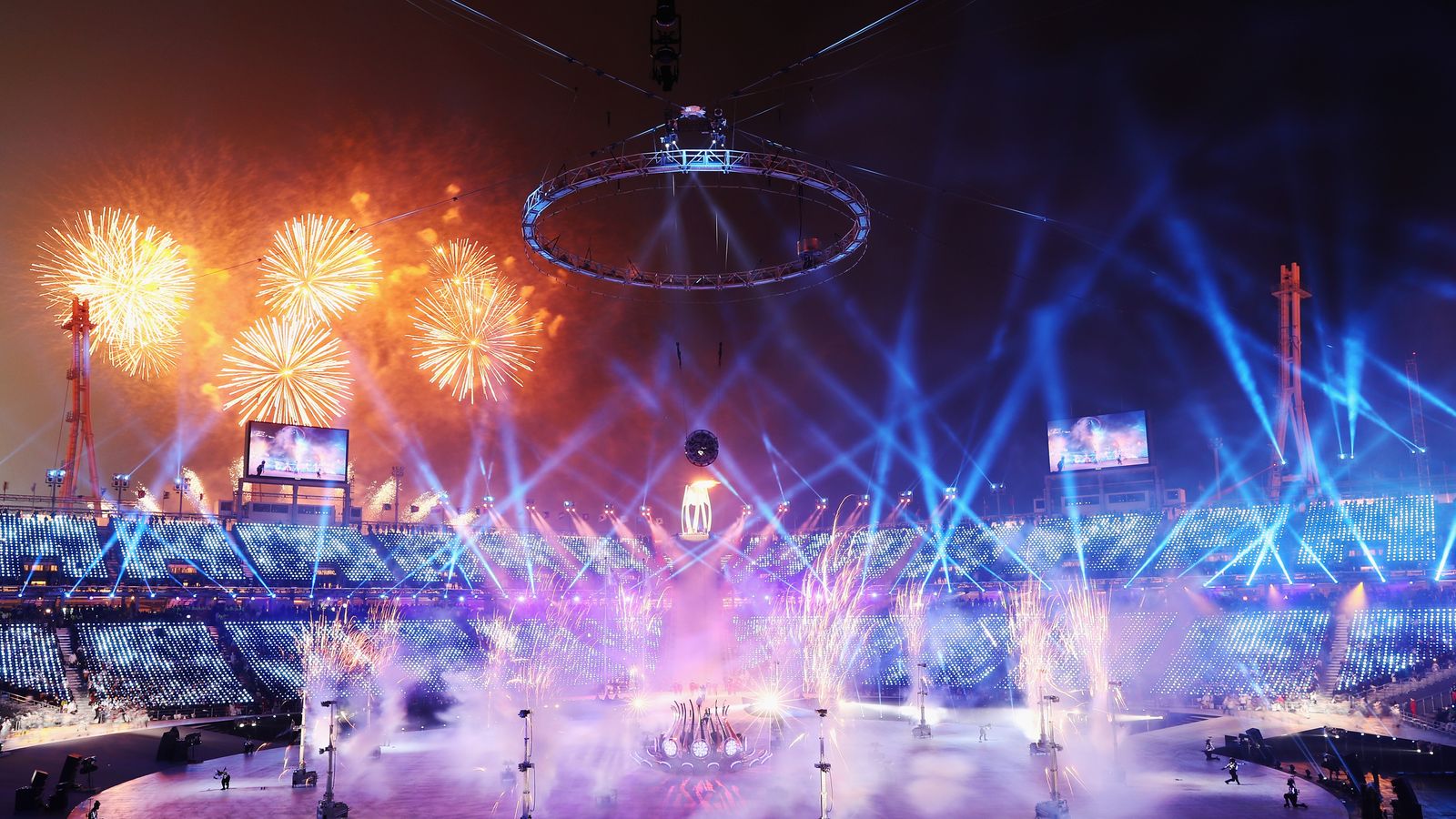 North and South Korea in historic meeting at Winter Olympics | World ...