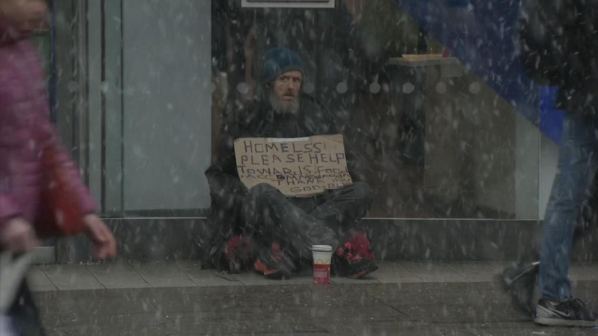 Government hopes to eliminate homelessness by 2027 | UK News | Sky News