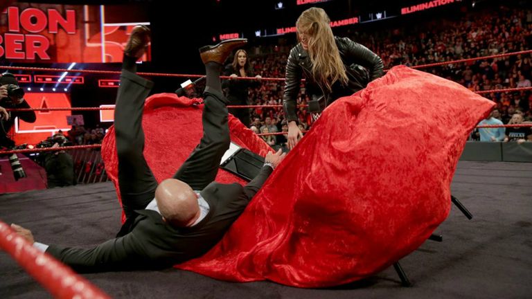 Ronda Rousey attacks Triple H! | Video | Watch TV Show | Sky Sports