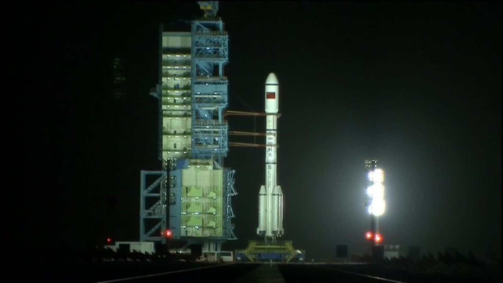 Chinese space lab to fall to Earth | News UK Video News | Sky News