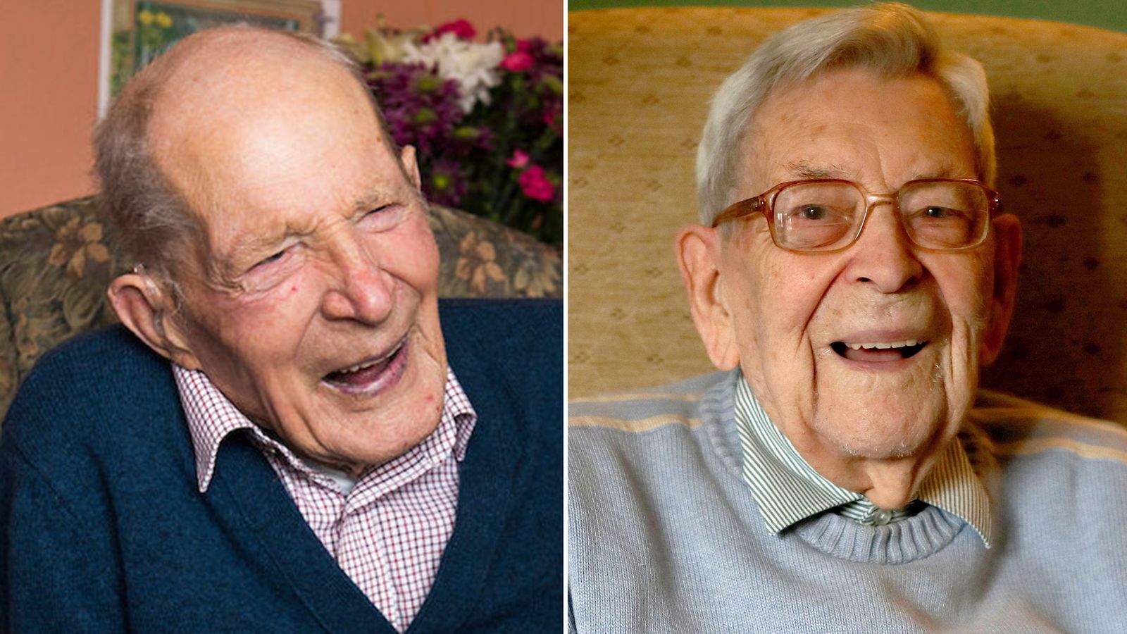 Britain's oldest men celebrate their 110th birthdays on the same day ...