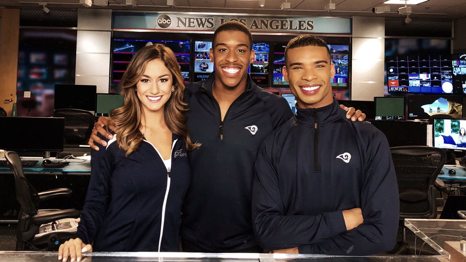 Male cheerleaders join NFL squad for first time | US News | Sky News