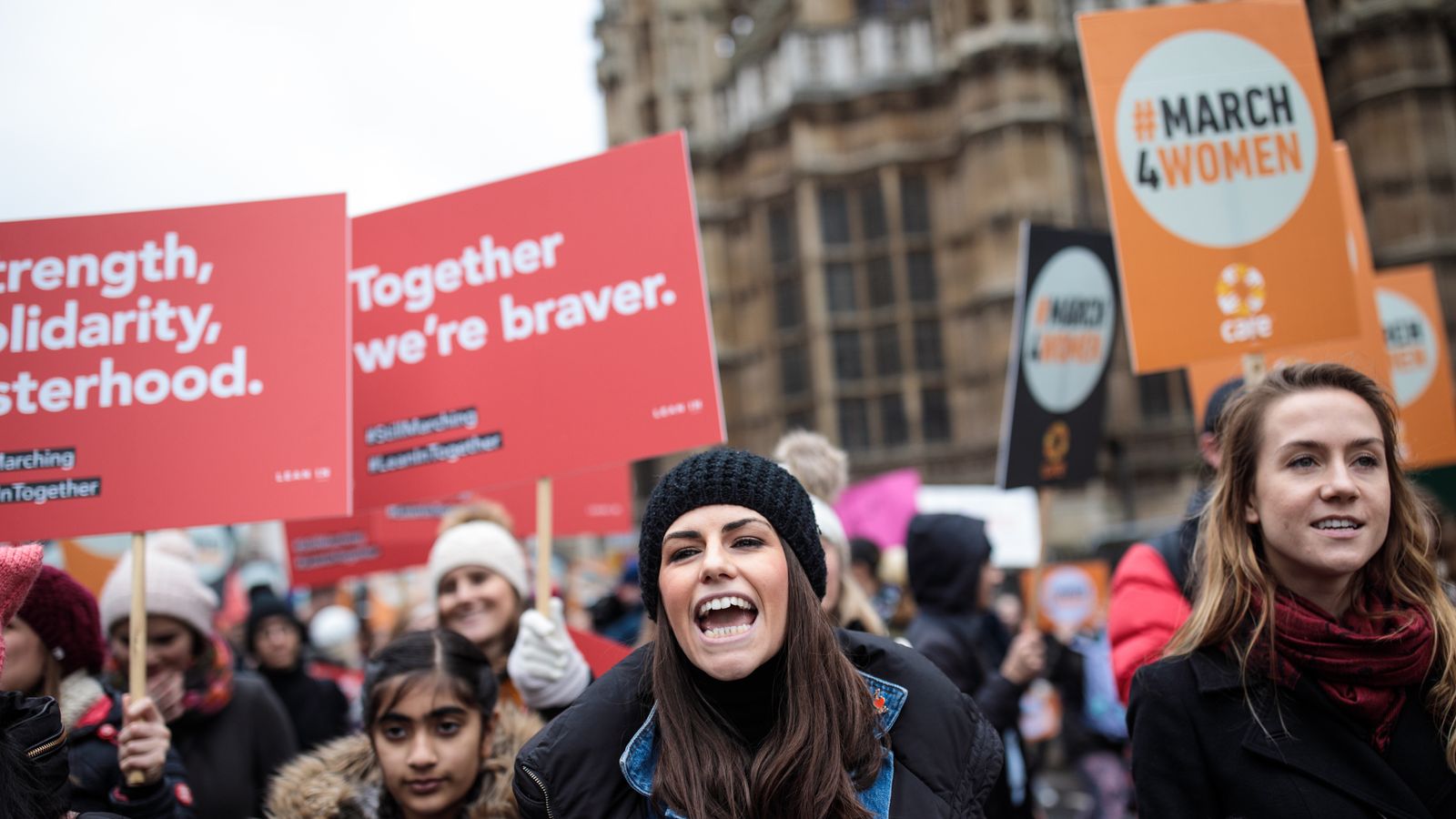 March4women Thousands Rally For Gender Equality In London Uk News