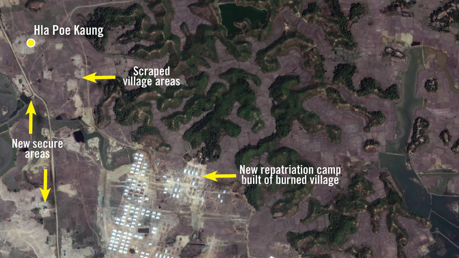 Myanmar 'building military bases on Rohingya villages' | World News ...