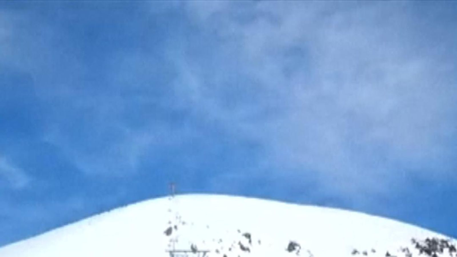 Skiers hurled into air by runaway lift | News UK Video News | Sky News