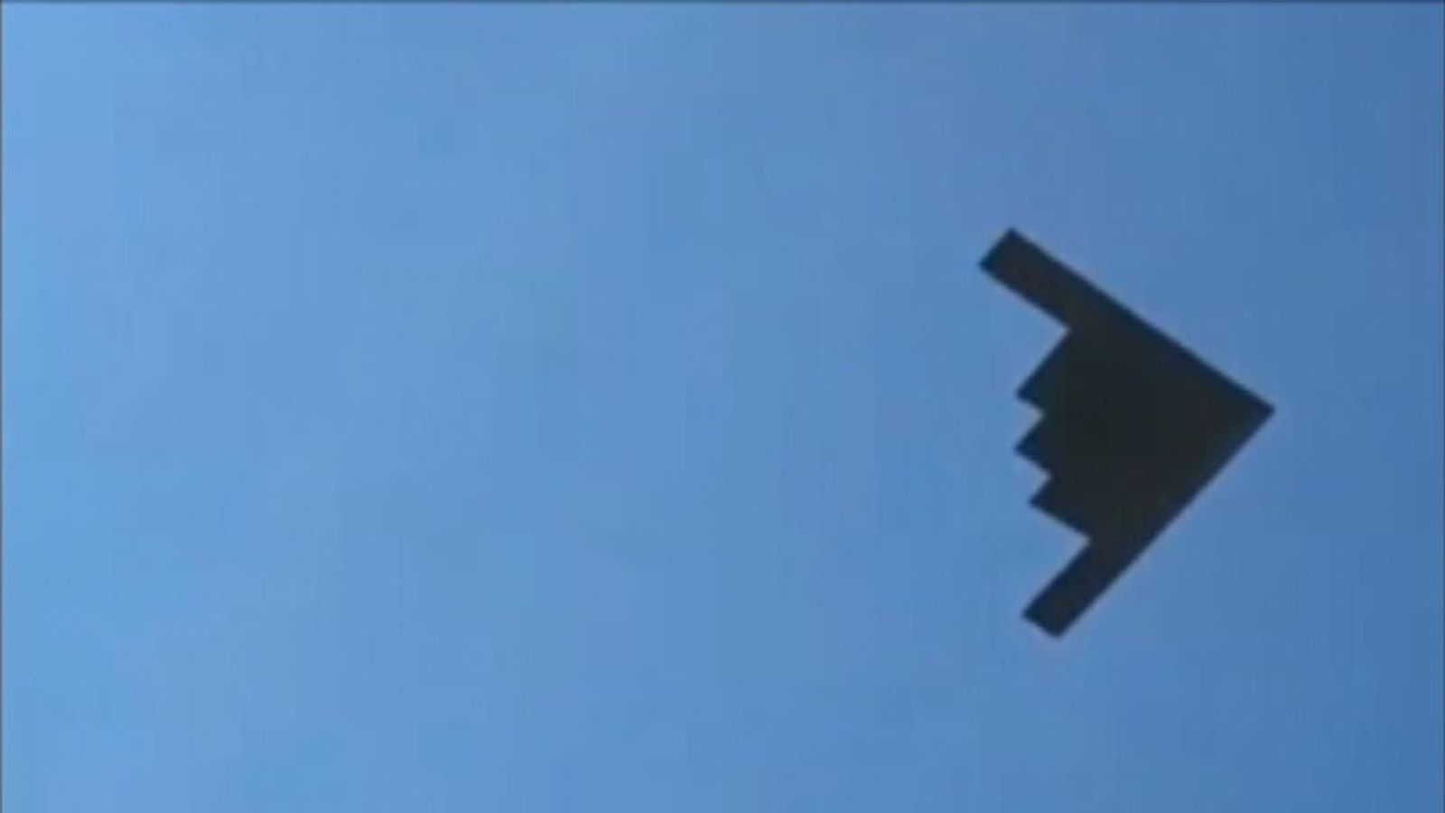 Stealth bomber flies over officer's funeral | US News | Sky News