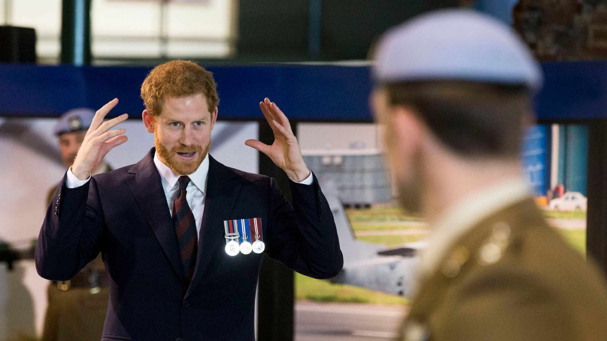 Prince Harry highlights shrinking defence budgets as he returns to Army ...