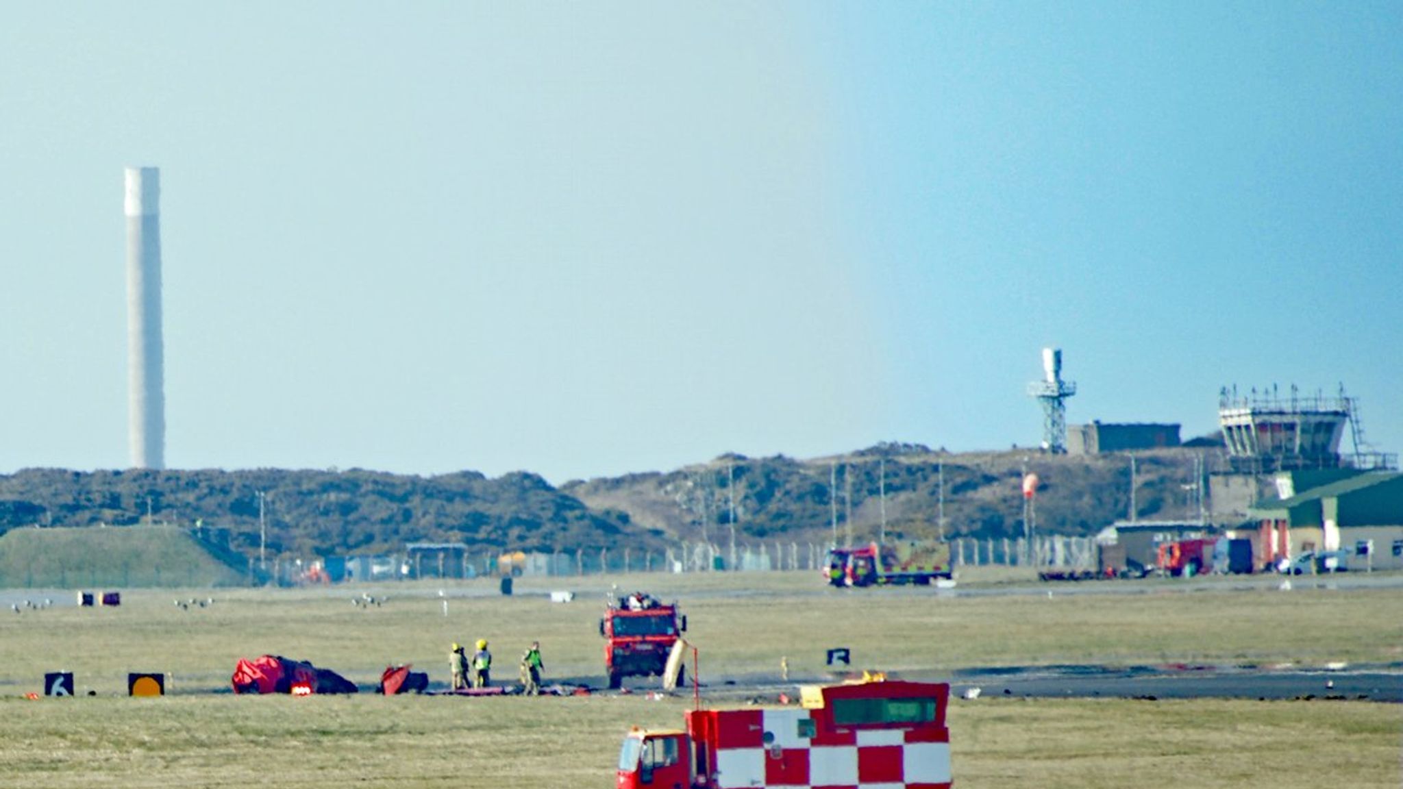 Red Arrows jet has crashed at Wales RAF base | UK News | Sky News