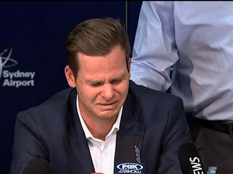 'Devastated' former Australian cricket captain Steve Smith cries at ...