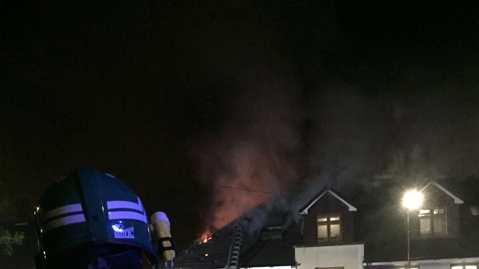 Woman dies after firefighters tackle blaze at London care home | UK ...
