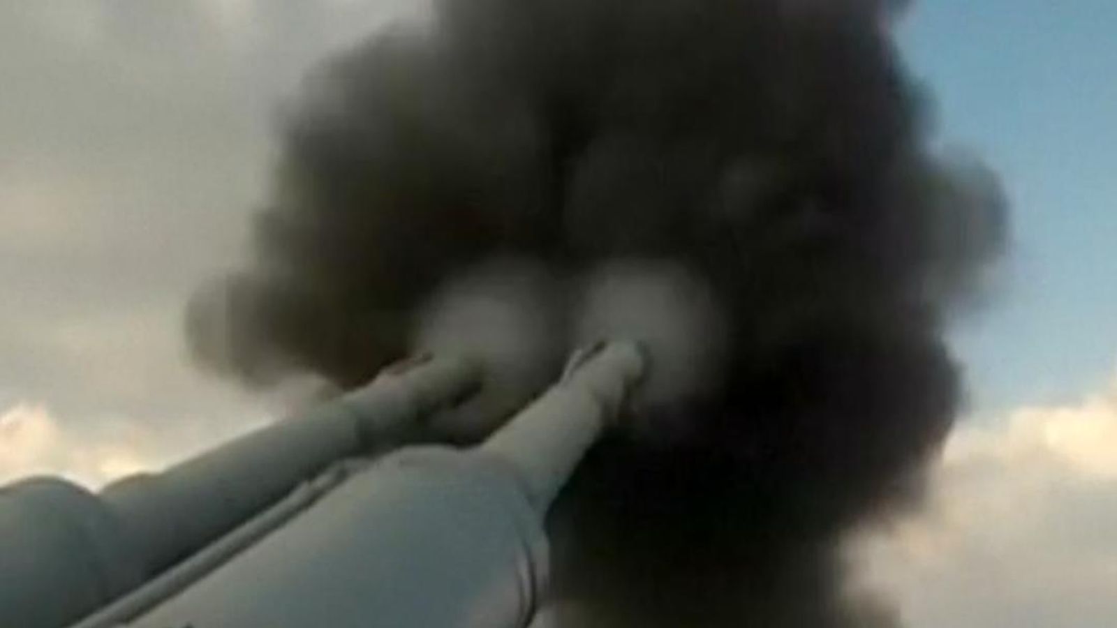 Russia tests its big guns in naval exercises | World News | Sky News