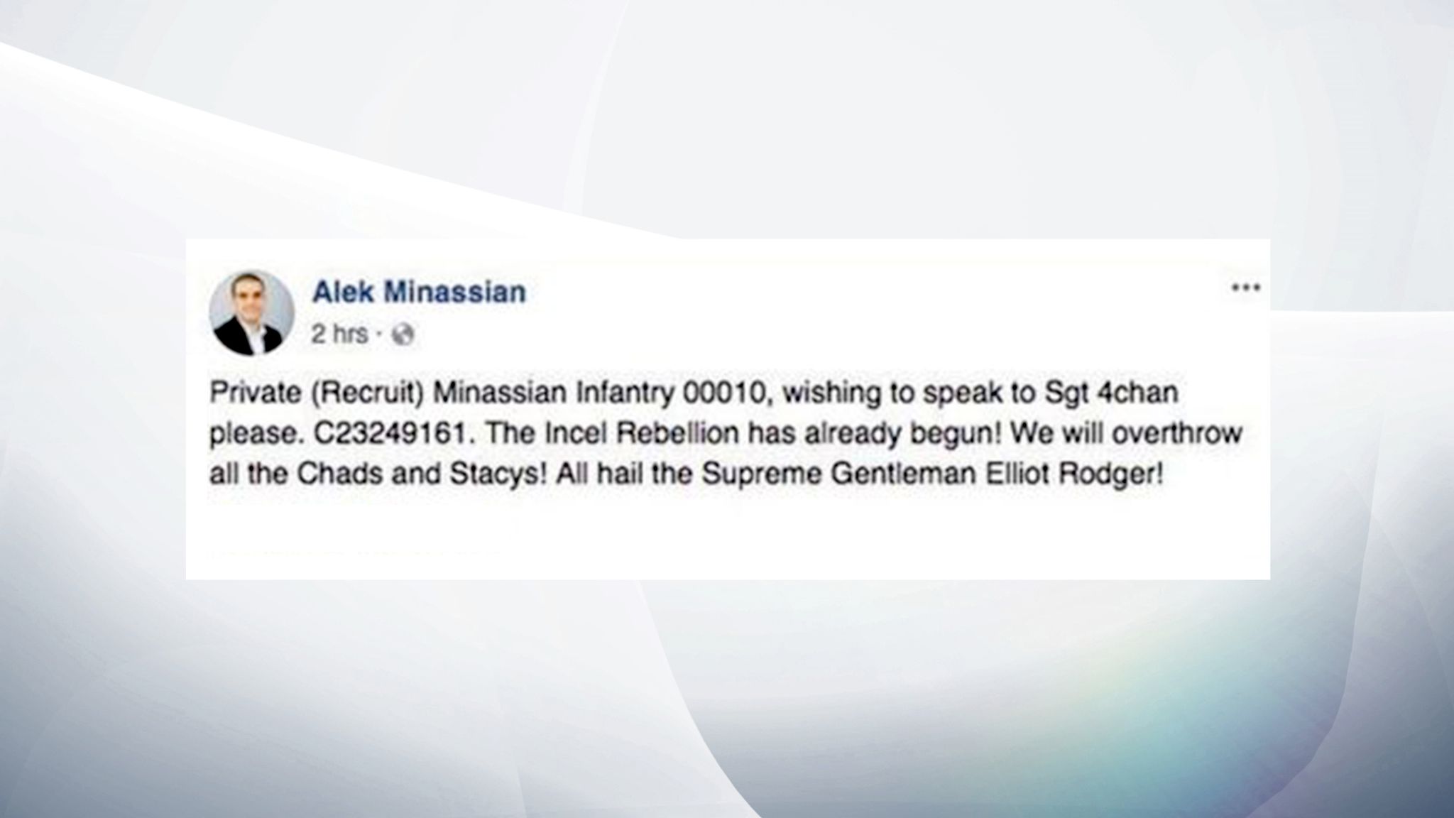 Incel - the movement linked to Toronto suspect | World News | Sky News