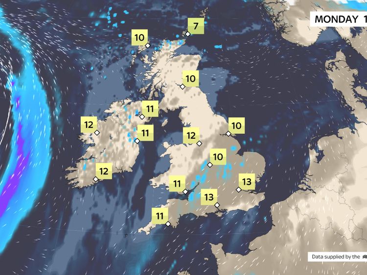 UK weather: The latest Sky News forecast