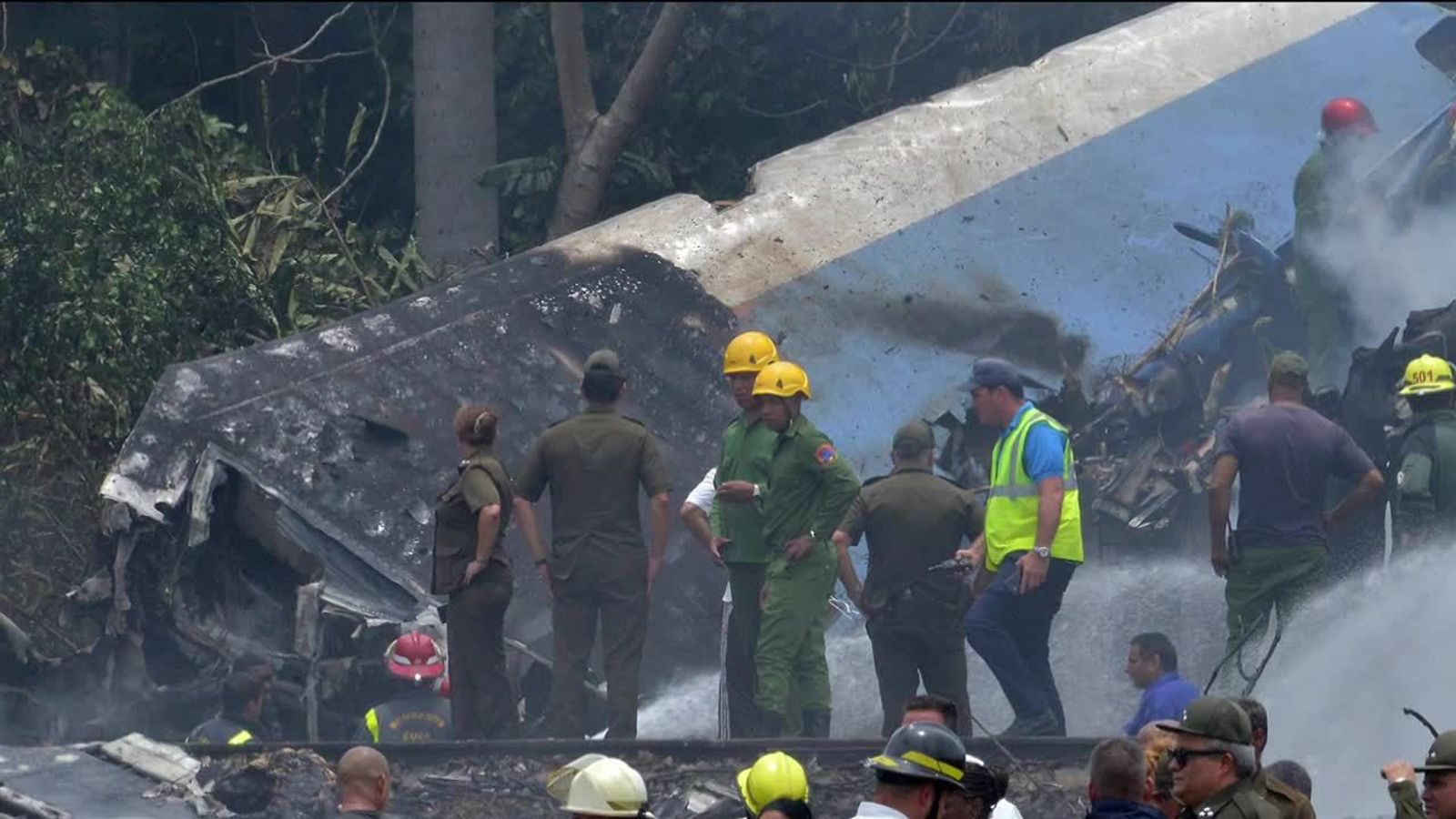 More than 100 people die in Cuba plane crash | News UK Video News | Sky ...