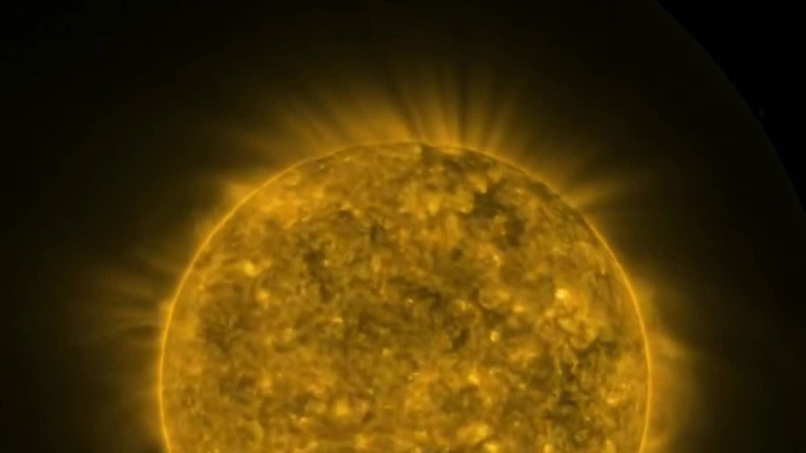 Timelapse captures Sun's full rotation | News UK Video News | Sky News