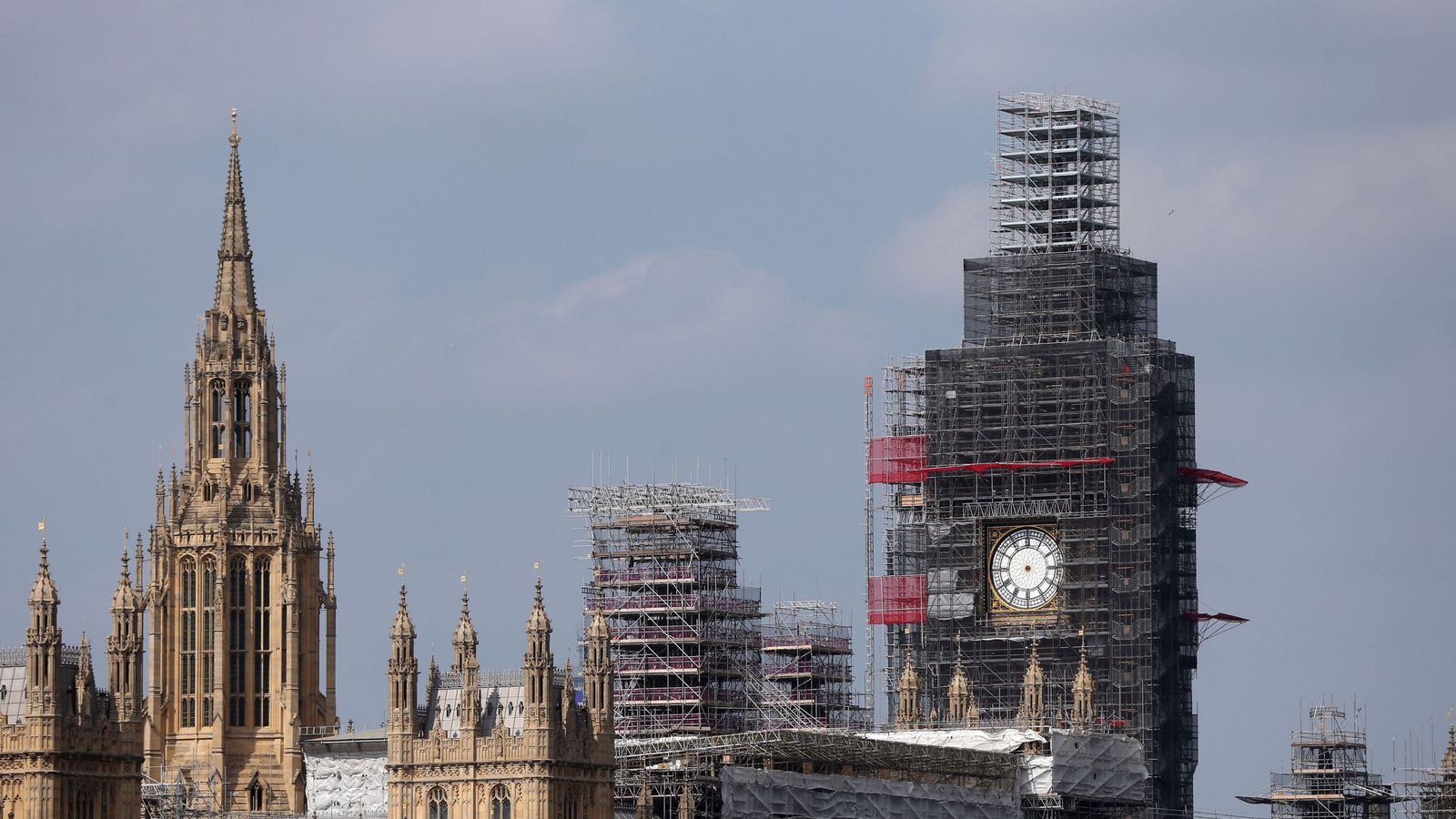 Big Ben roof scaffolding will begin to be removed this week in ...
