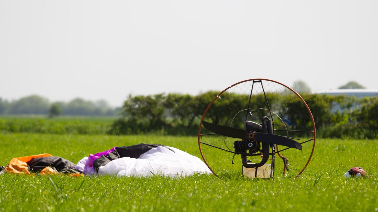 Paraglider dies and another injured in mid-air crash near Peterborough ...