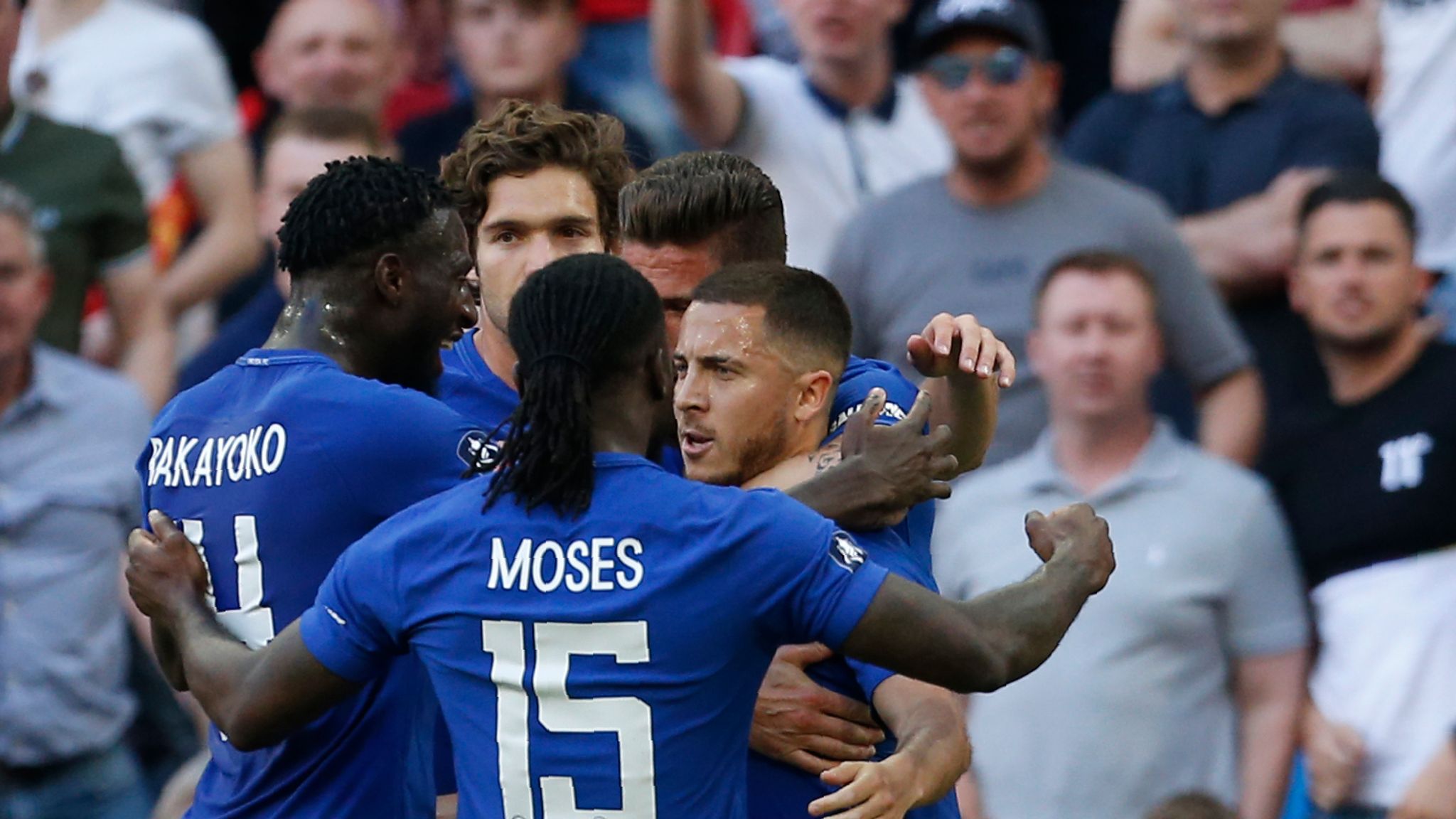 Chelsea win FA Cup with victory over Man United | UK News | Sky News