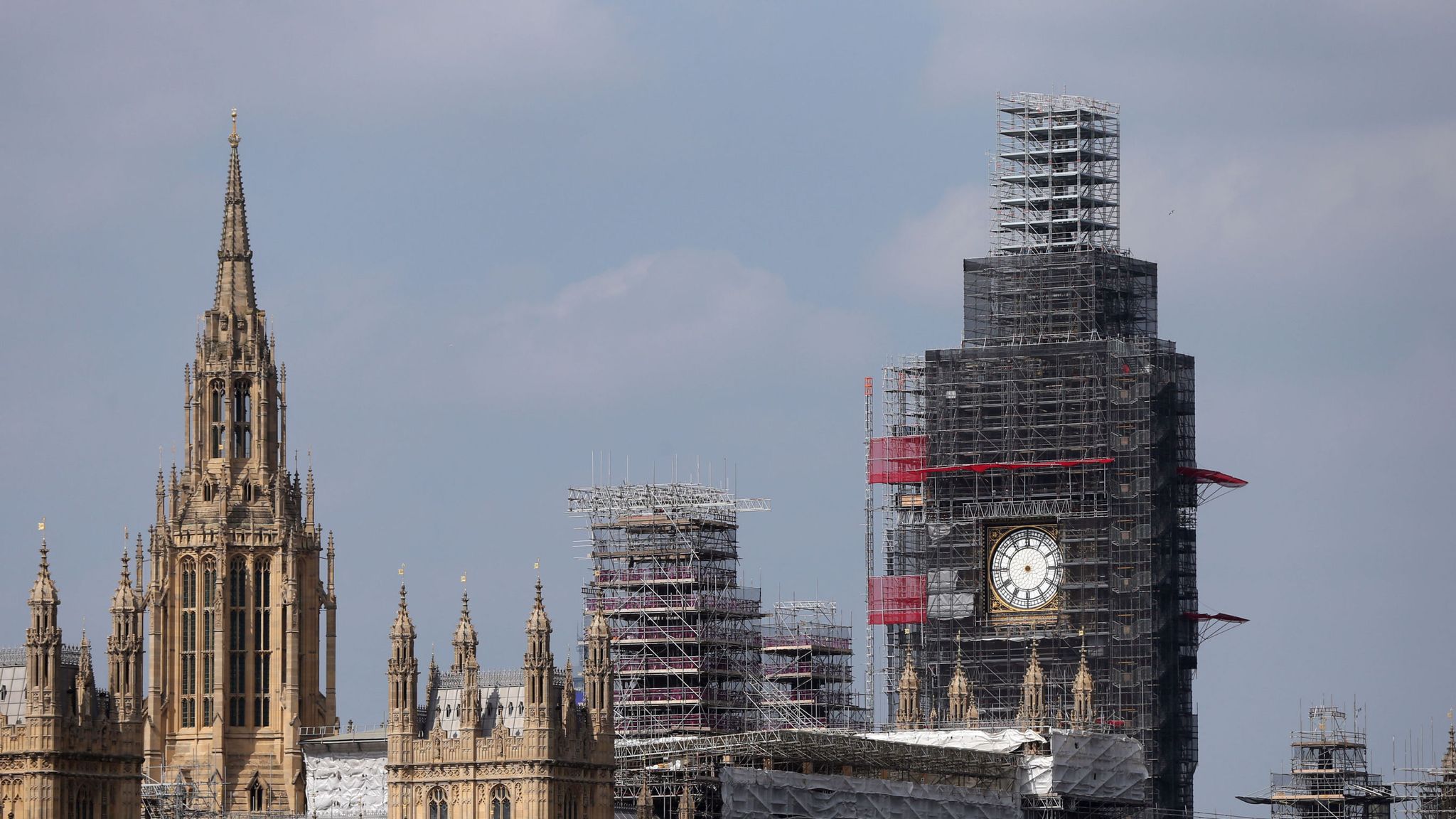 Big Ben roof scaffolding will begin to be removed this week in ...