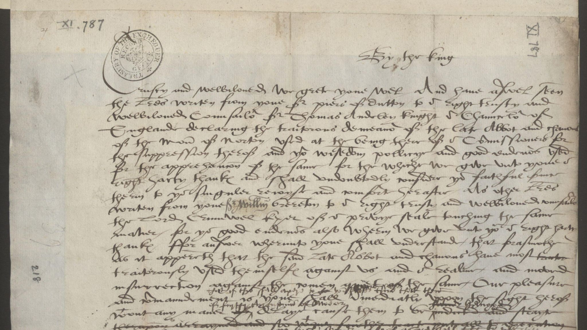 Henry VIII's execution note to go on display at museum | UK News | Sky News