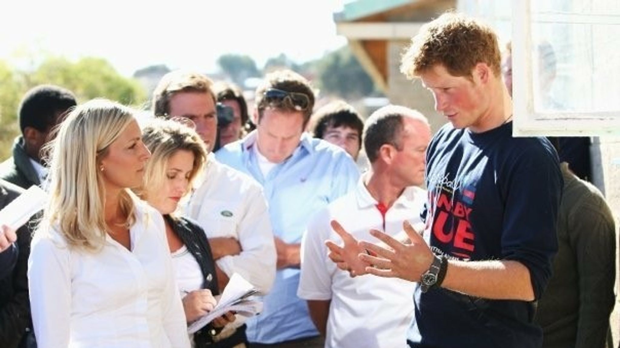 Down it! Memories from reporting on Prince Harry | UK News | Sky News