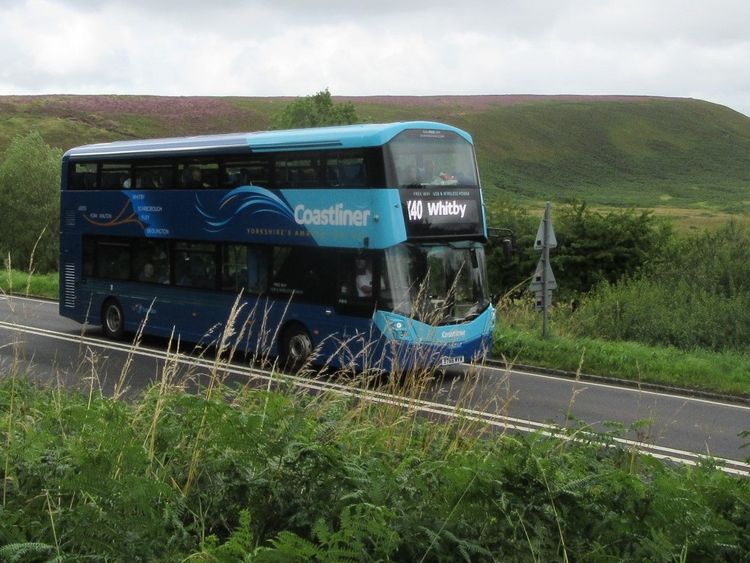 Coastliner 840 service between Malton and Whitby is Britain's most ...