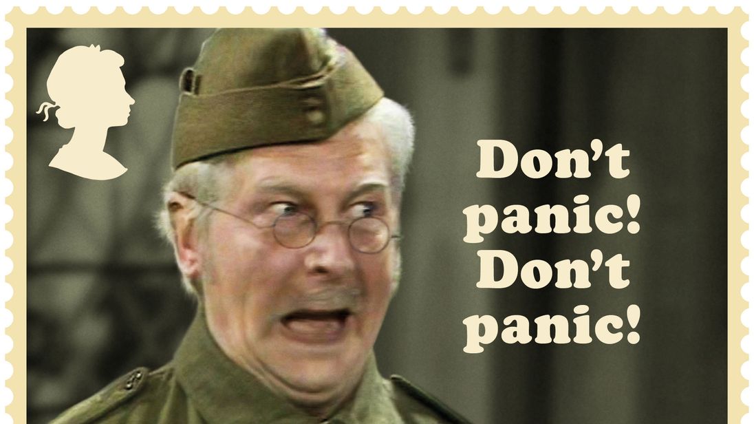 Dad's Army 50th anniversary celebrated with set of Royal Mail stamps