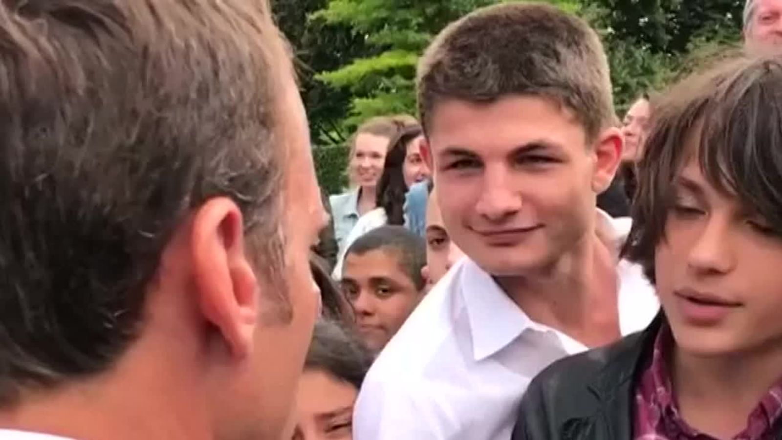 Schoolboy error: Macron reprimands teen for using nickname | News UK ...