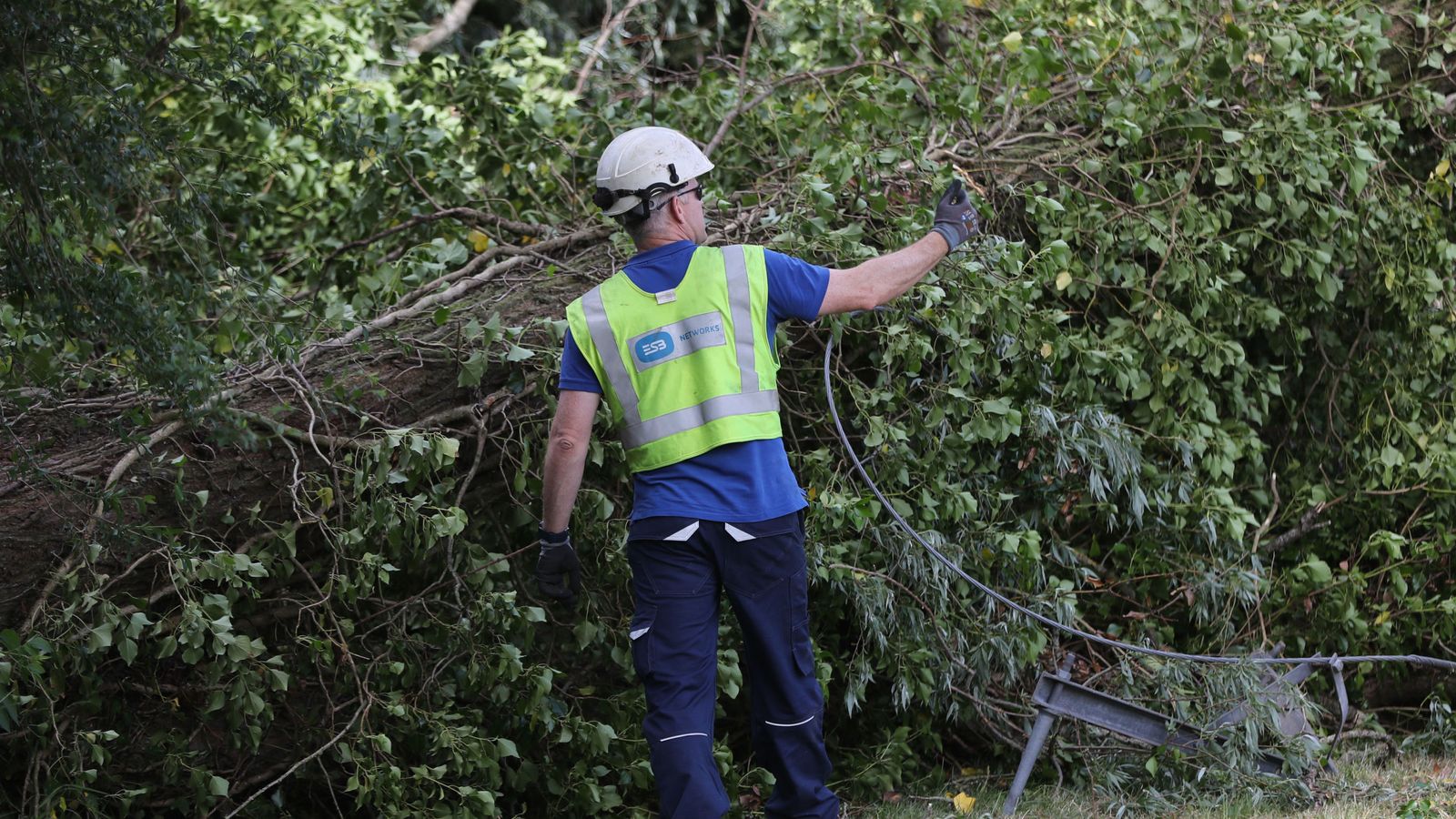 Storm Hector: Tens of thousands without power as winds up to 100mph hit ...