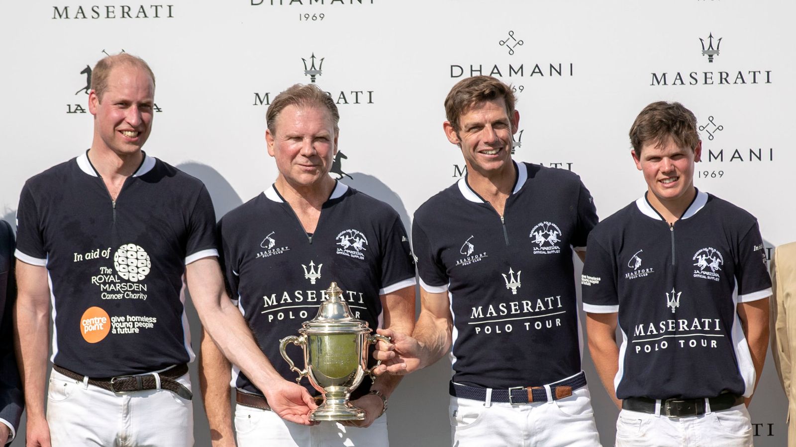 George and Charlotte steal show at William's polo game | UK News | Sky News