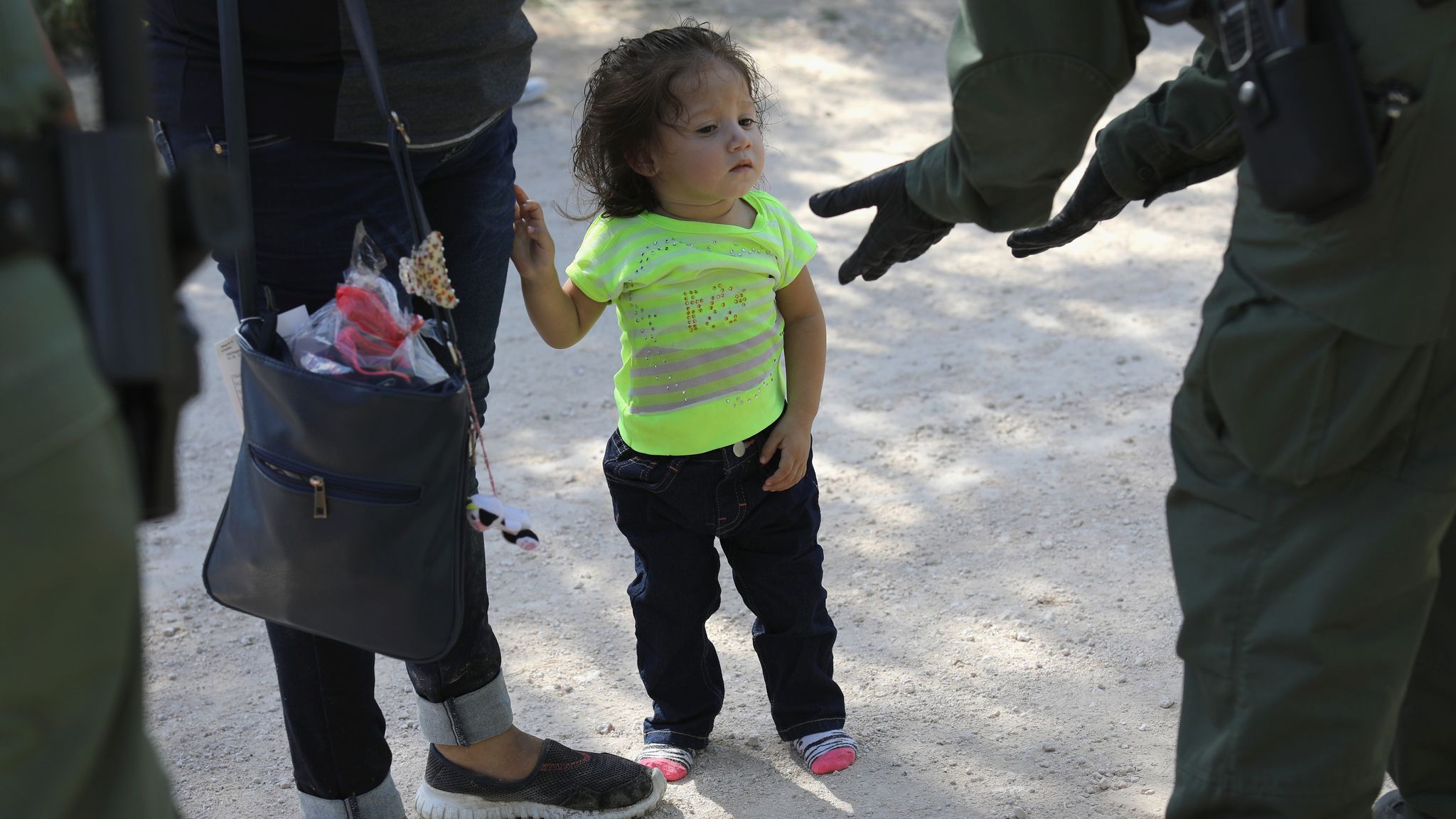 Devastated children's cries recorded at US migrant border camp | US ...