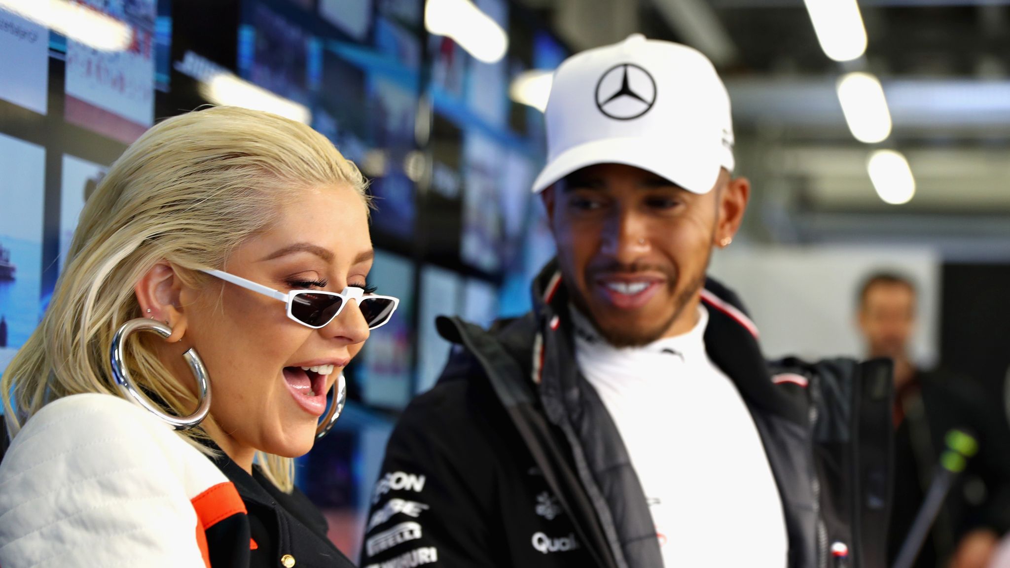 Lewis Hamilton is secret singer on new Christina Aguilera track | Ents ...