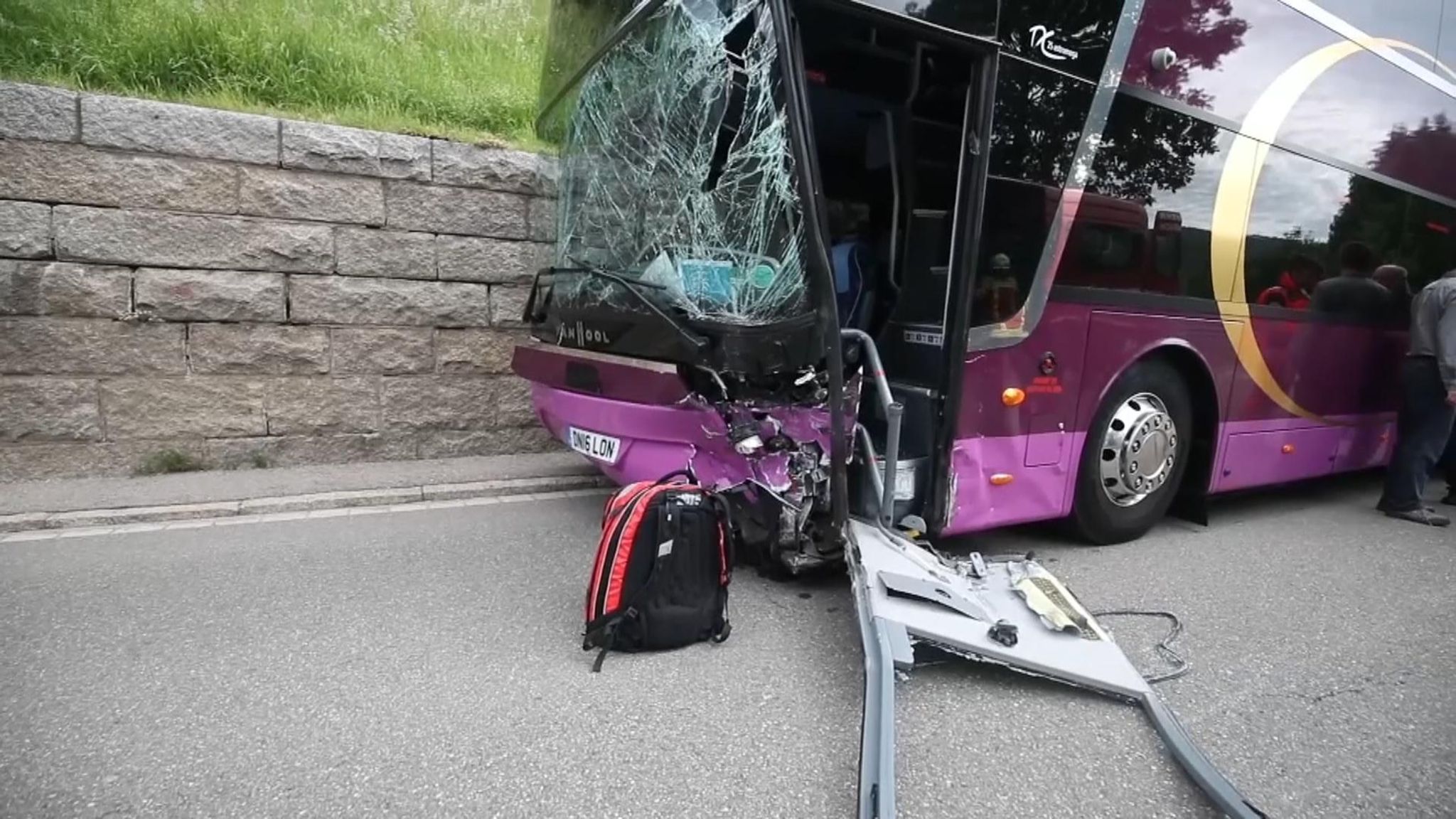 UK teens injured after 90-year-old man's car hits bus in Germany ...
