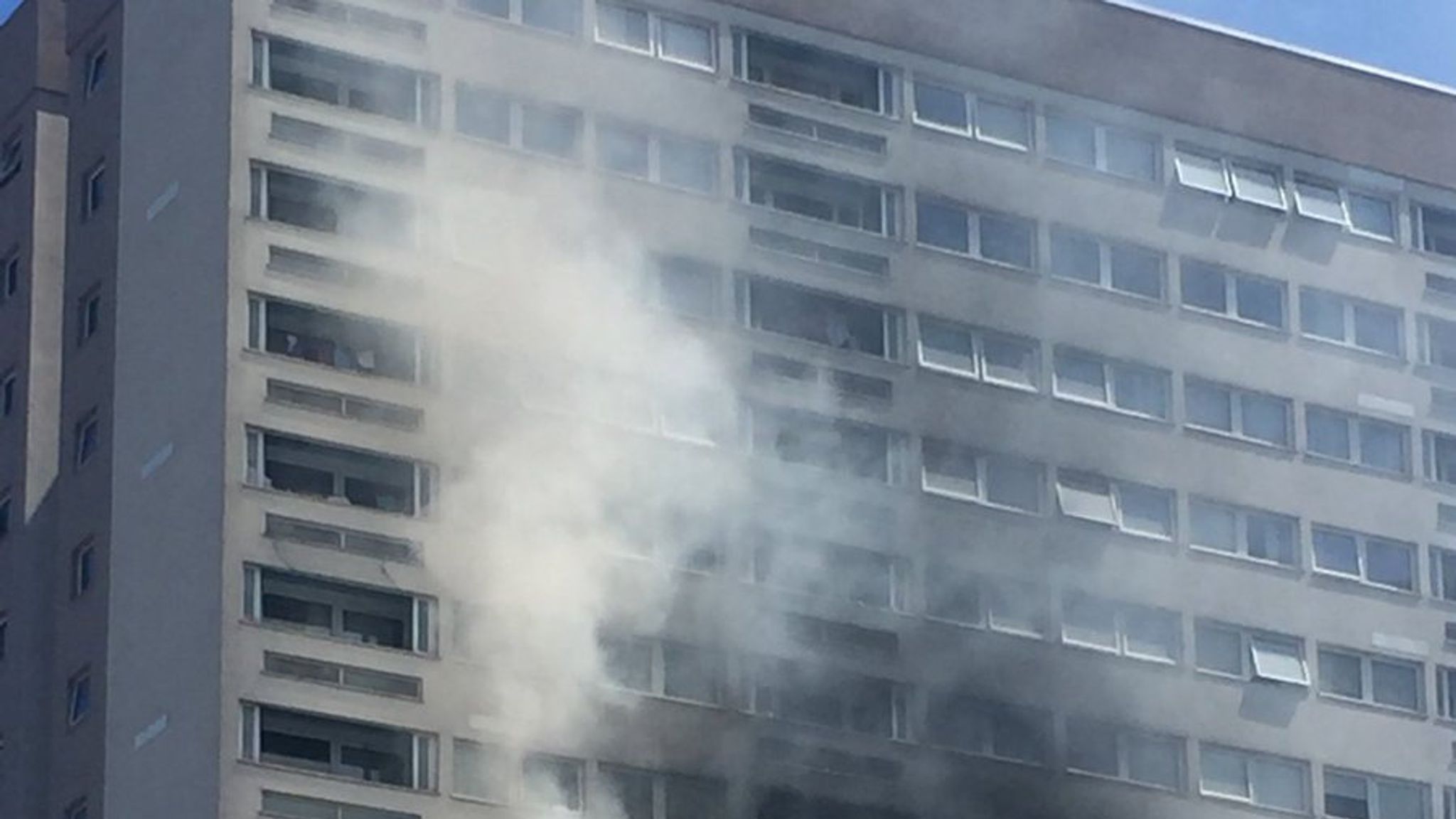 58 firefighters tackle blaze in east London | UK News | Sky News