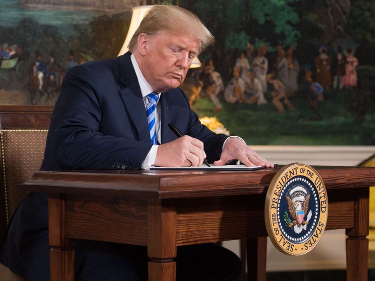 Donald Trump 'rips up official papers that aides have to tape together'