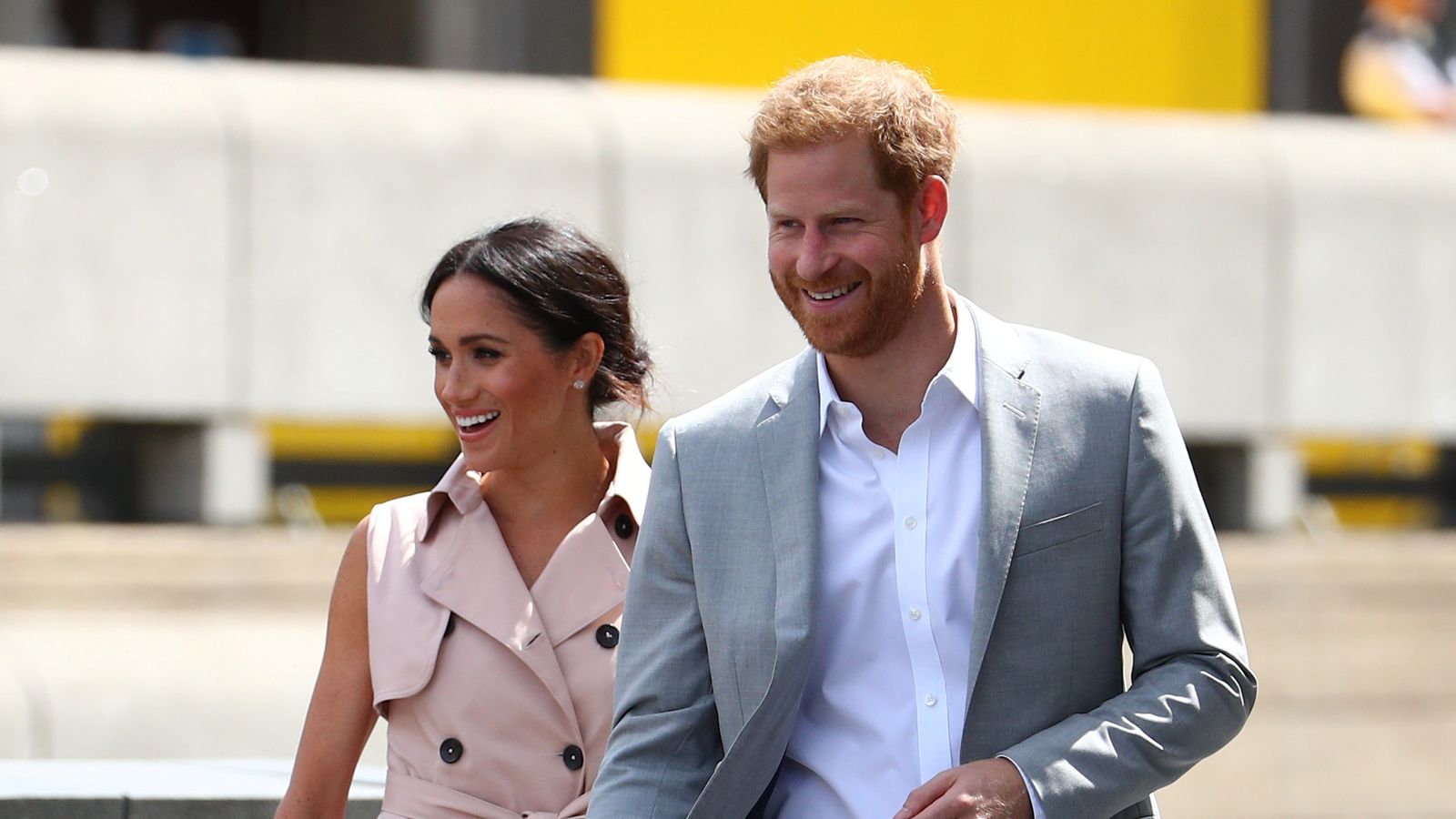 Harry and Meghan visit Nelson Mandela exhibition at London's Southbank ...