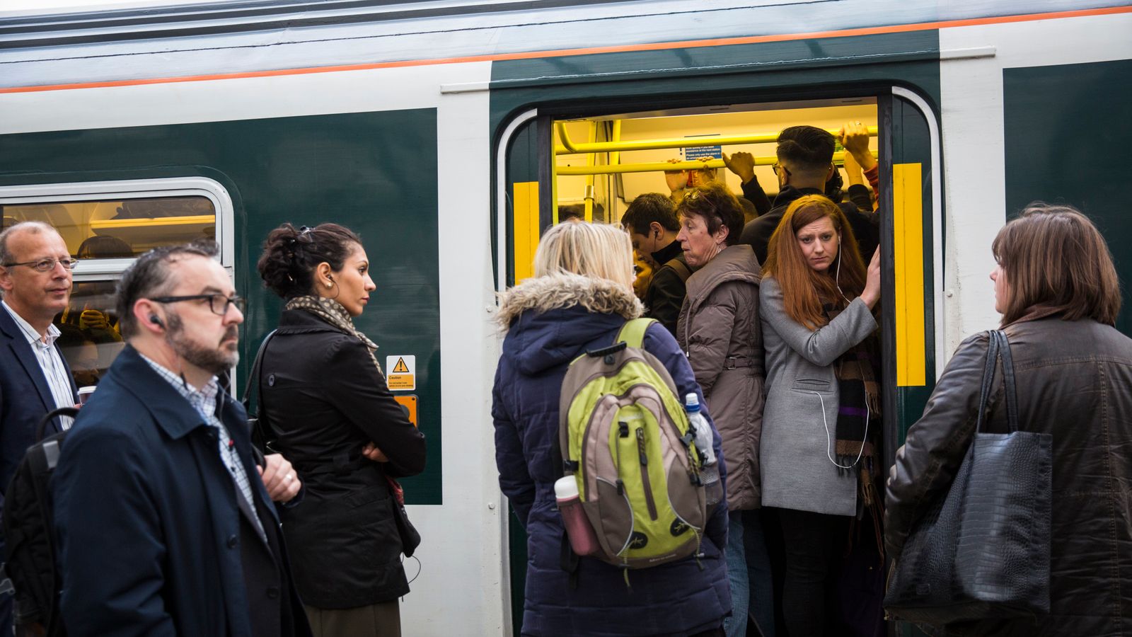 The most overcrowded trains in England revealed | UK News | Sky News
